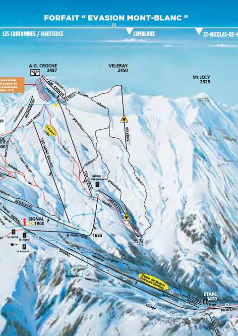 Brochures et plans | Station de ski des Contamines Montjoie, au coeur ...